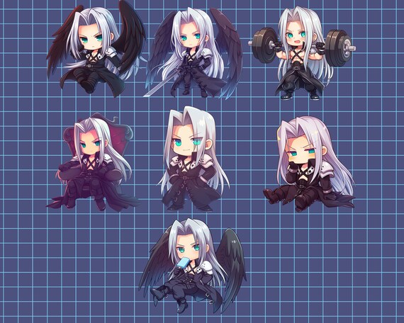 Sephiroth Chibi Anime Game Chibi Final Fantasy Chibi Sephiroth
