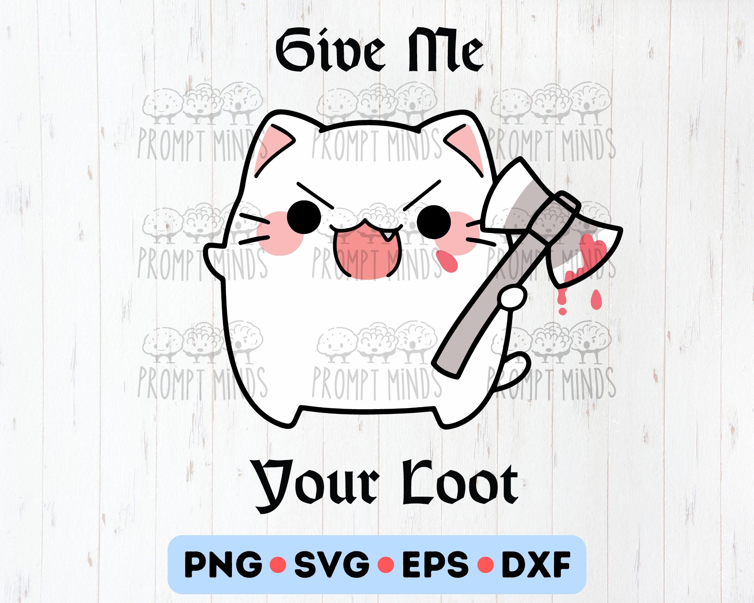 Cute Barbarian Cat Dnd SVG - Etsy