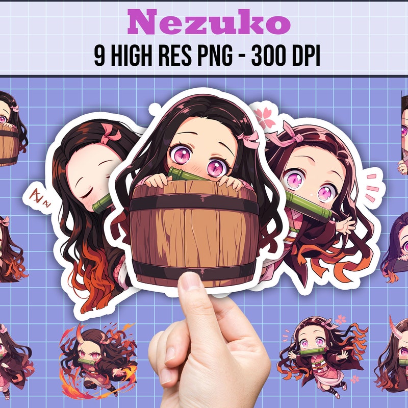 Nezuko Chibi - Etsy
