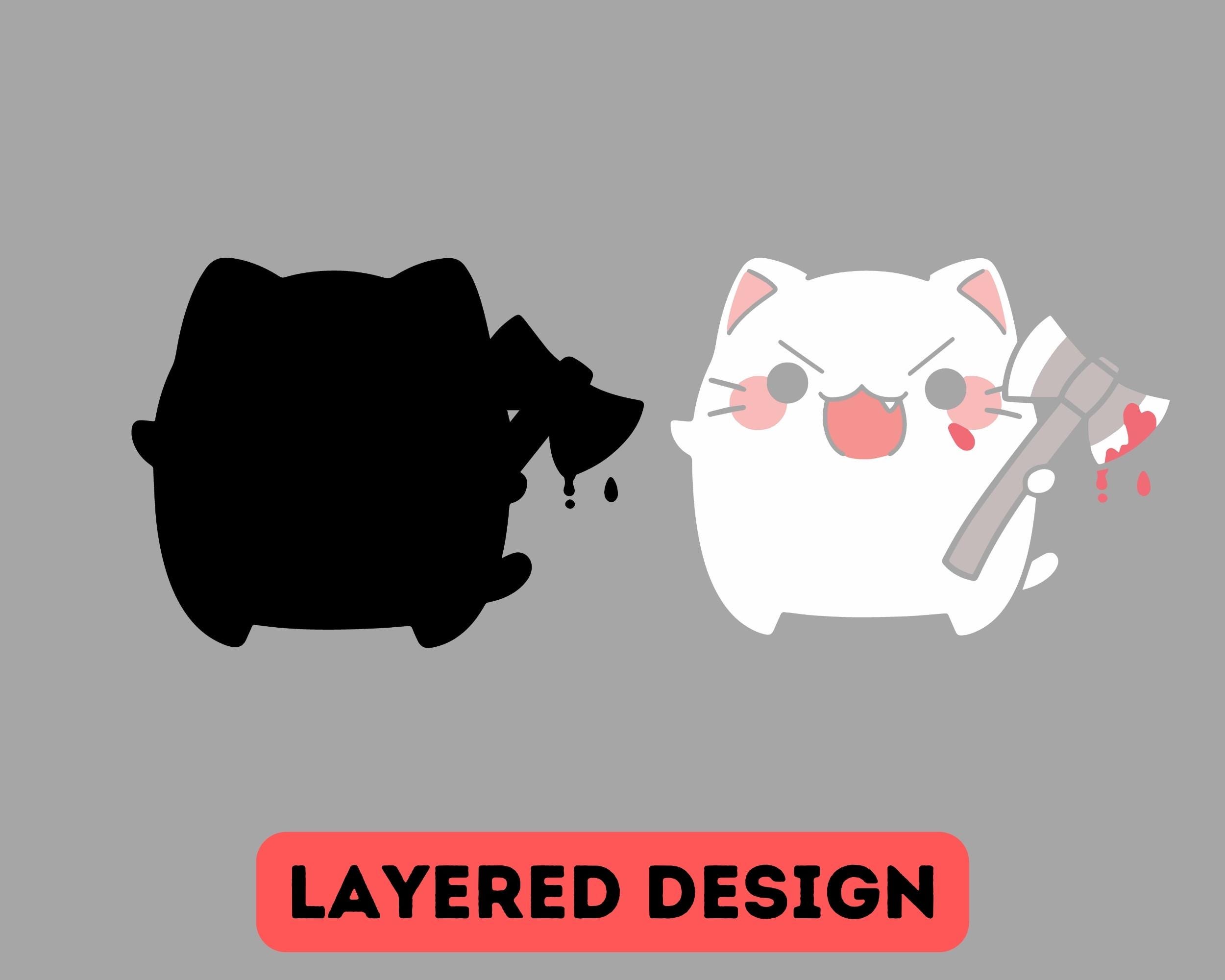 Cute Barbarian Cat Dnd SVG - Etsy