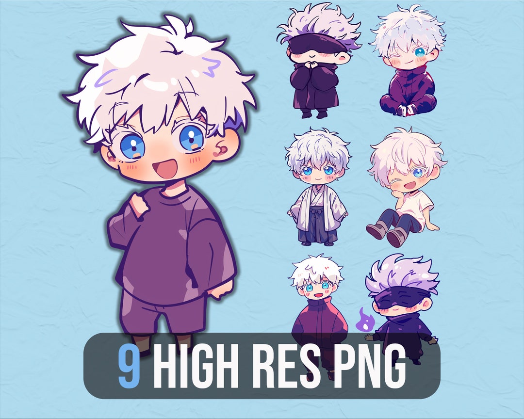 Chibi G.ojo Clipart Bundle #3, Cute Anime Png Pack - Etsy