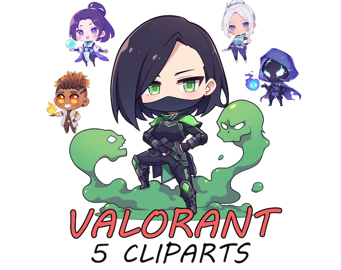 Valorant Pixel Agents PNG Bundle, PNG Files, Pixel Art, Valorant Art ...