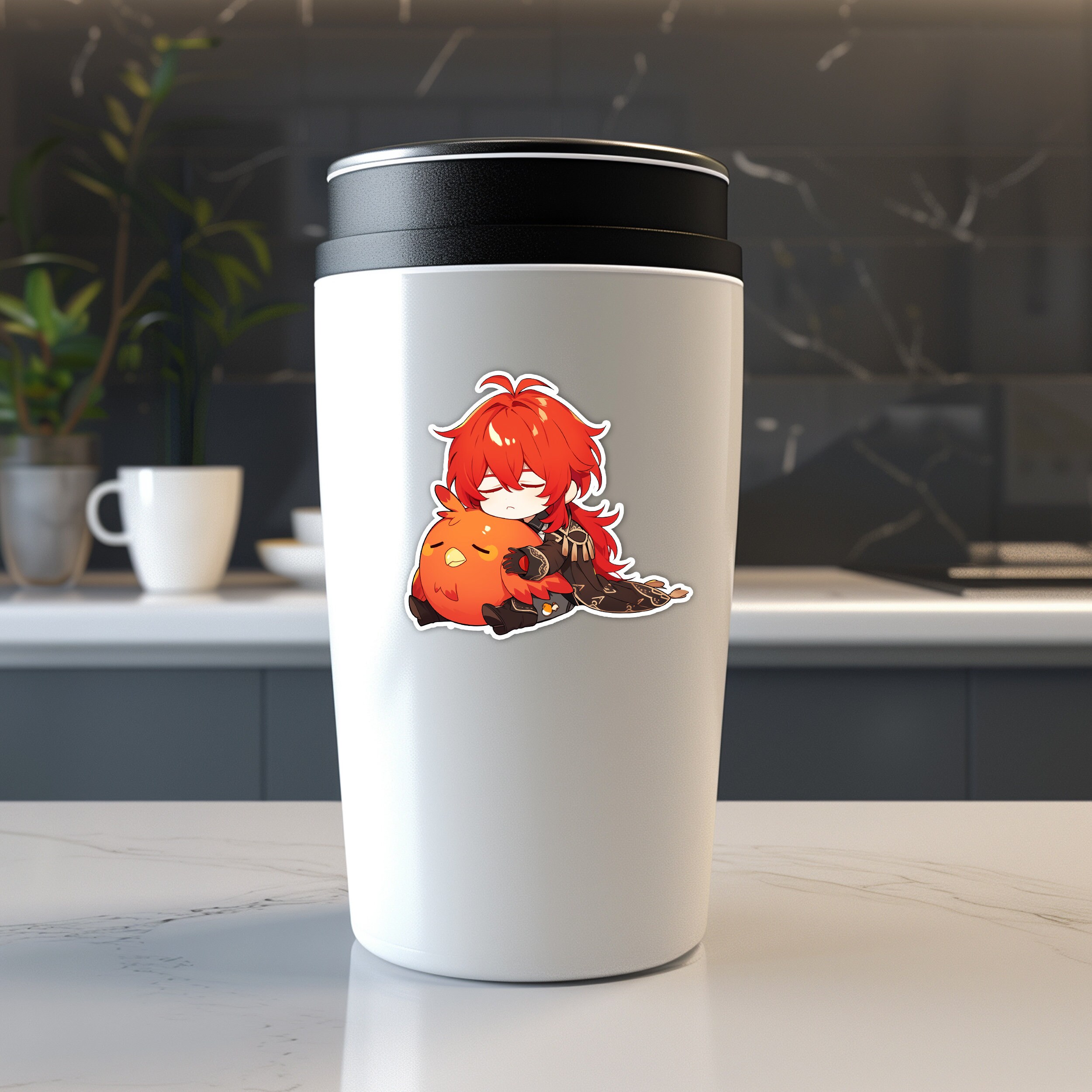 Genshin Impact Diluc Png Sticker Pack, Chibi Diluc Clipart - Etsy