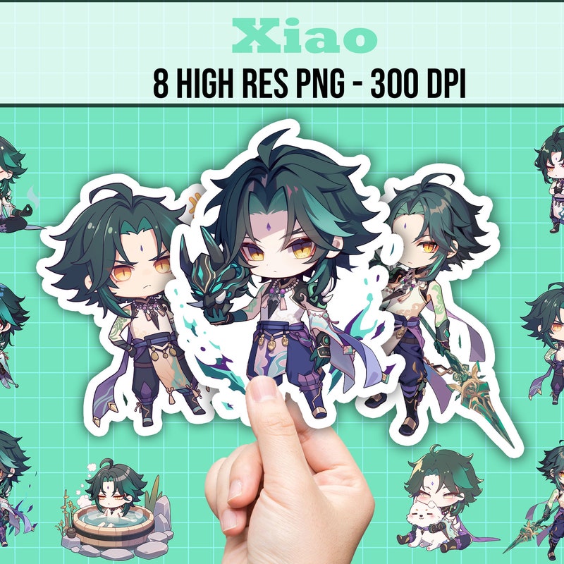 Xiao Stickers - Etsy