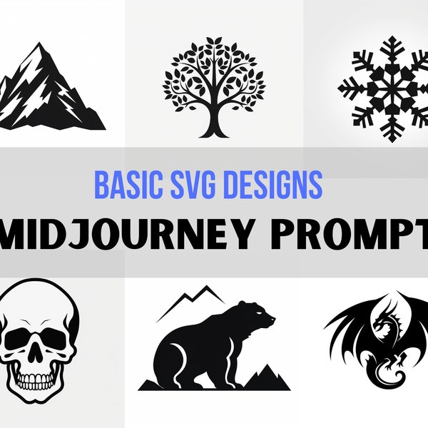 Midjourney Prompt Vector - Etsy