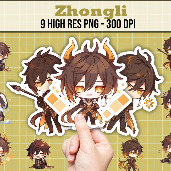 Zhongli Sticker - Etsy