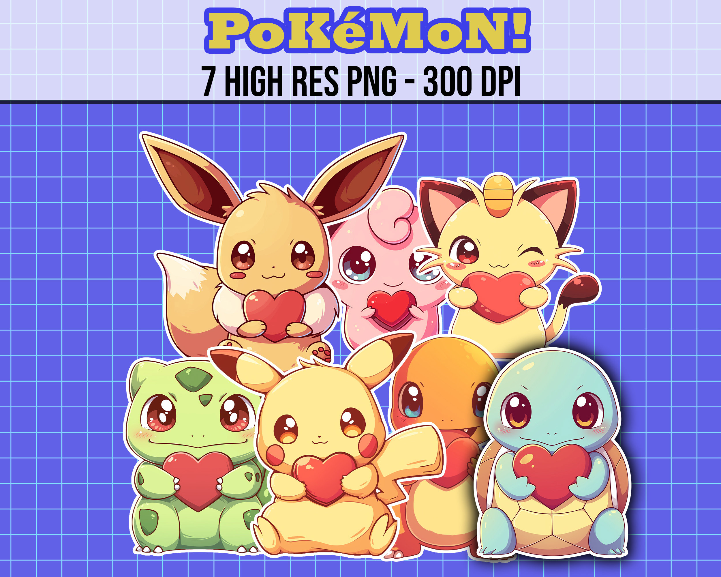 Cute Chibi Pokemon Mini Chibi Pokemon Stream Set By TemporaryWizard