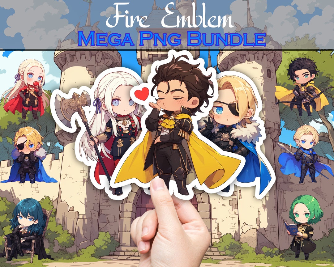 Fire Emblem Mega Png Bundle, Fe3h Dimitri, Claude, Edelgard Clipart ...