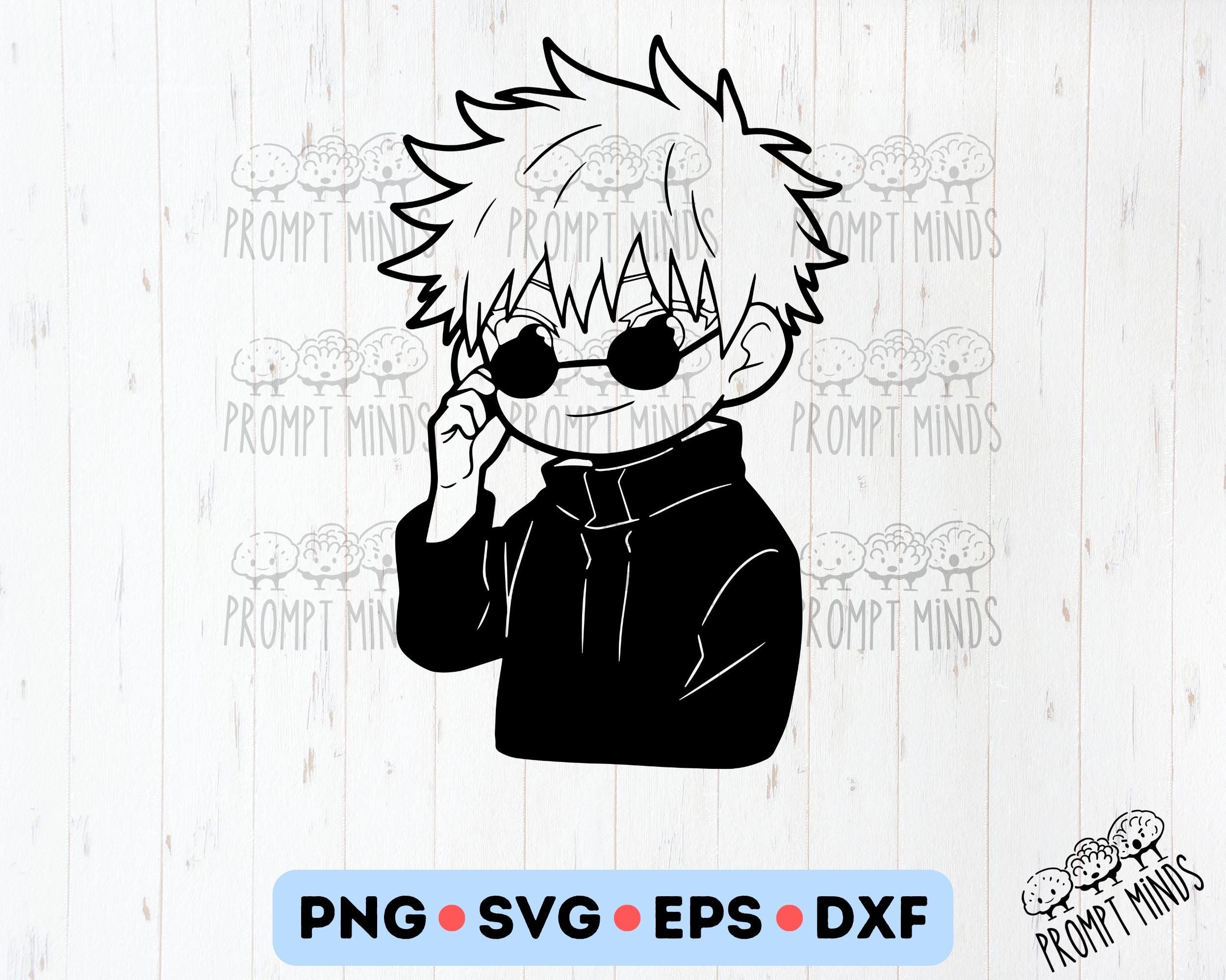 Cute Gojo SVG | Anime Svg Png - Etsy