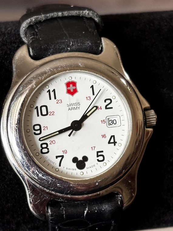 RARE Vintage Swiss Army x Mickey Mouse Watch 30mm - Gem