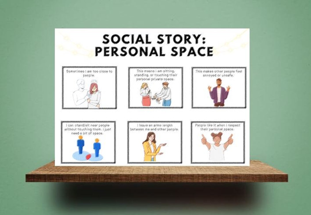 Digital Social Story: Personal Space/hands to Myself - Etsy