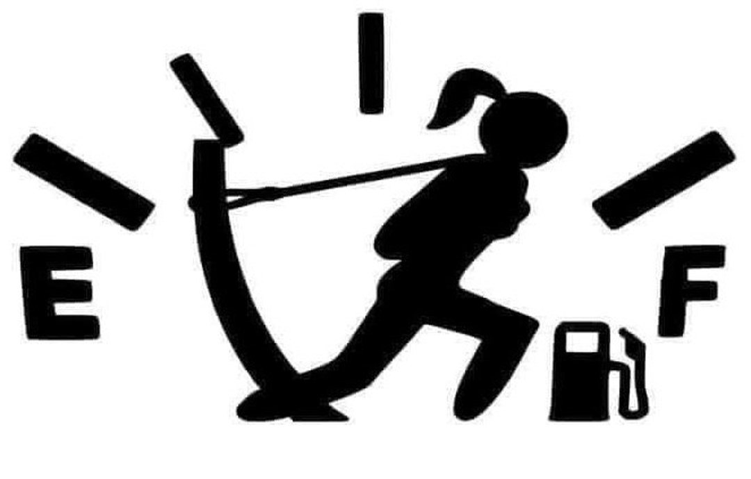 Custom Funny Gas Guage Decal for Gas Tank - Etsy