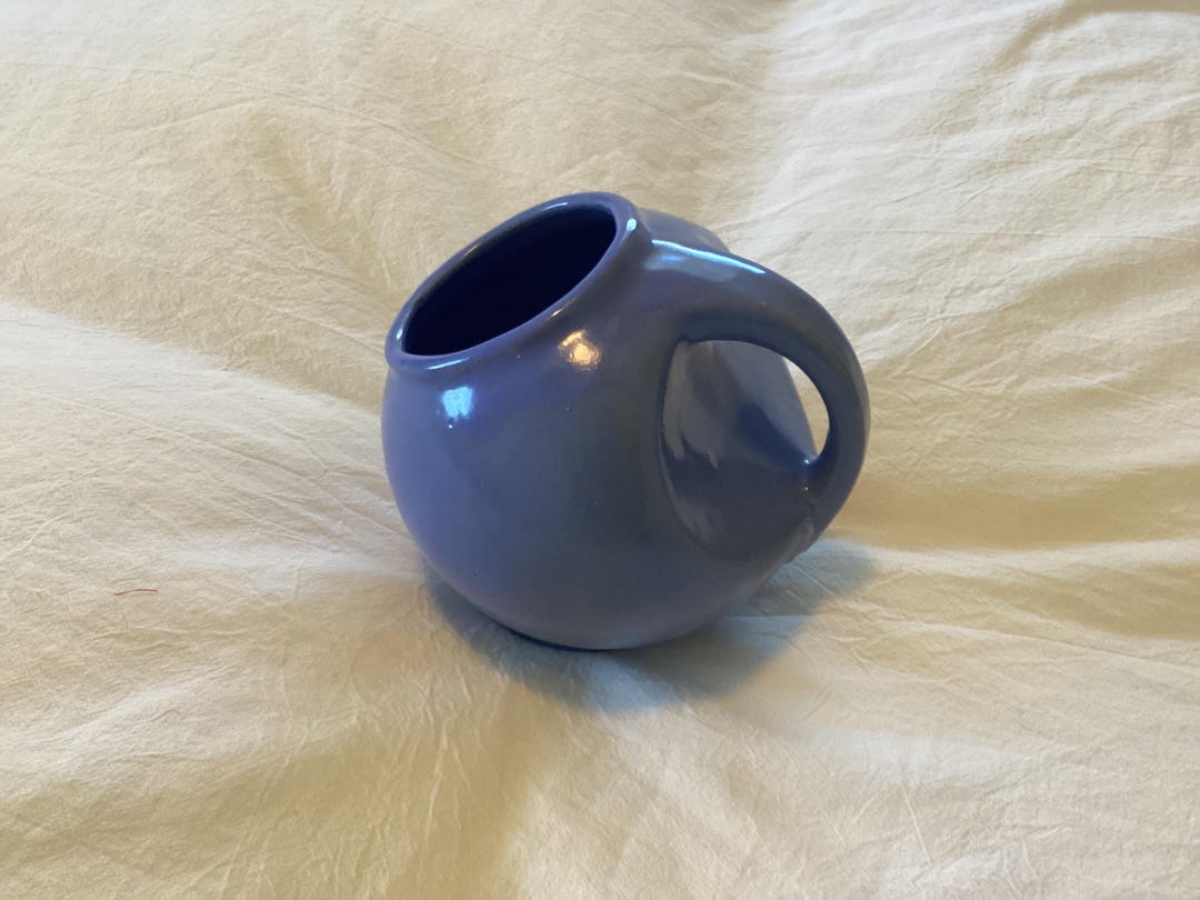Vintage “rare” Niloak Pottery Tilt Ball Pitcher. Blue. 4.5” Tall. - Etsy