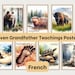 Seven Sacred Grandfather Teachings for Classroom 8 Posters Indigenous ...