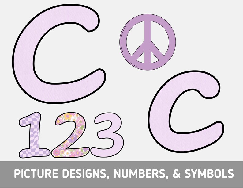 Retro Bulletin Board Letters, Cute Classroom Decor, Bulletin Board ...