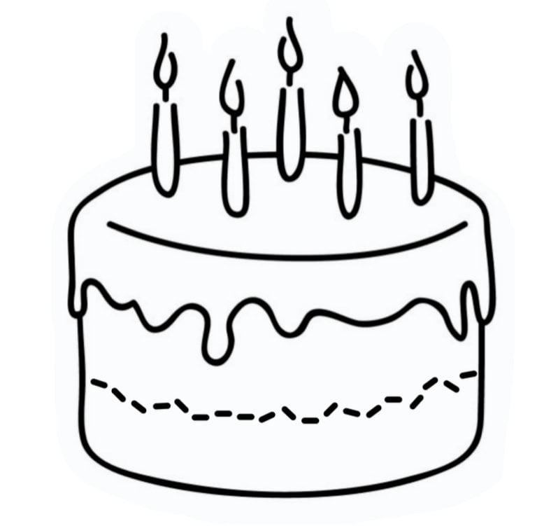 Happy Birthday Cousin Coloring Page: Printable Birthday Card (digital ...