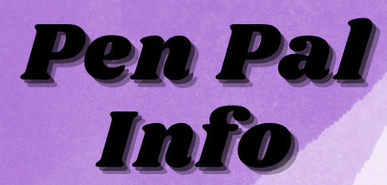 Pen Pal Info Sheet Printable, Pen Pal Tracker, Pen Pal Questionnaire ...