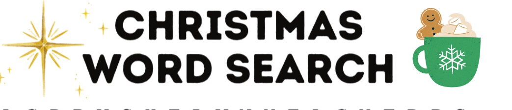Christmas Word Search Puzzle Printable | Holiday Activity With Festive ...