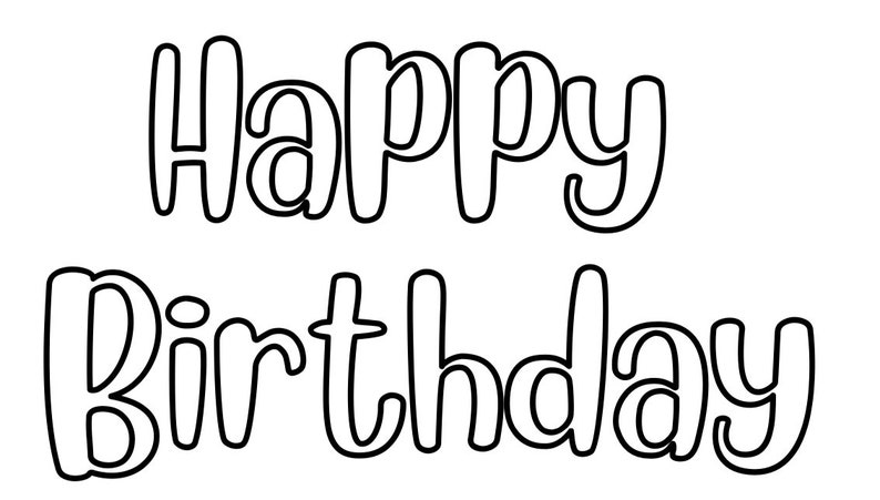 Happy Birthday Bestie Coloring Page | Instant Download + Bonus Birthday ...