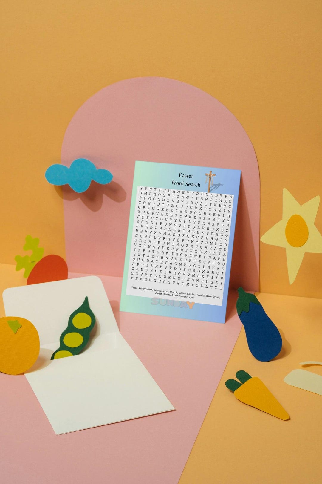 Easter Word Search Printable, Fun Easter Activity, Kids & Adults Word ...