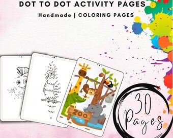 Dot Marker Number Activity Pages - Etsy