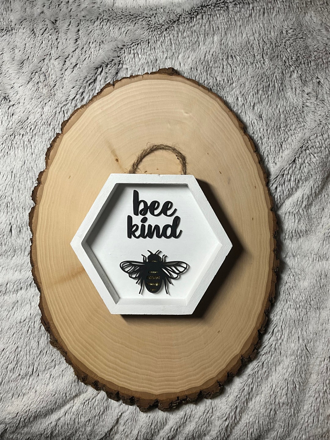 Bee Kind Wooden Wall Hanging, Wooden Decor, Bee Sign - Etsy