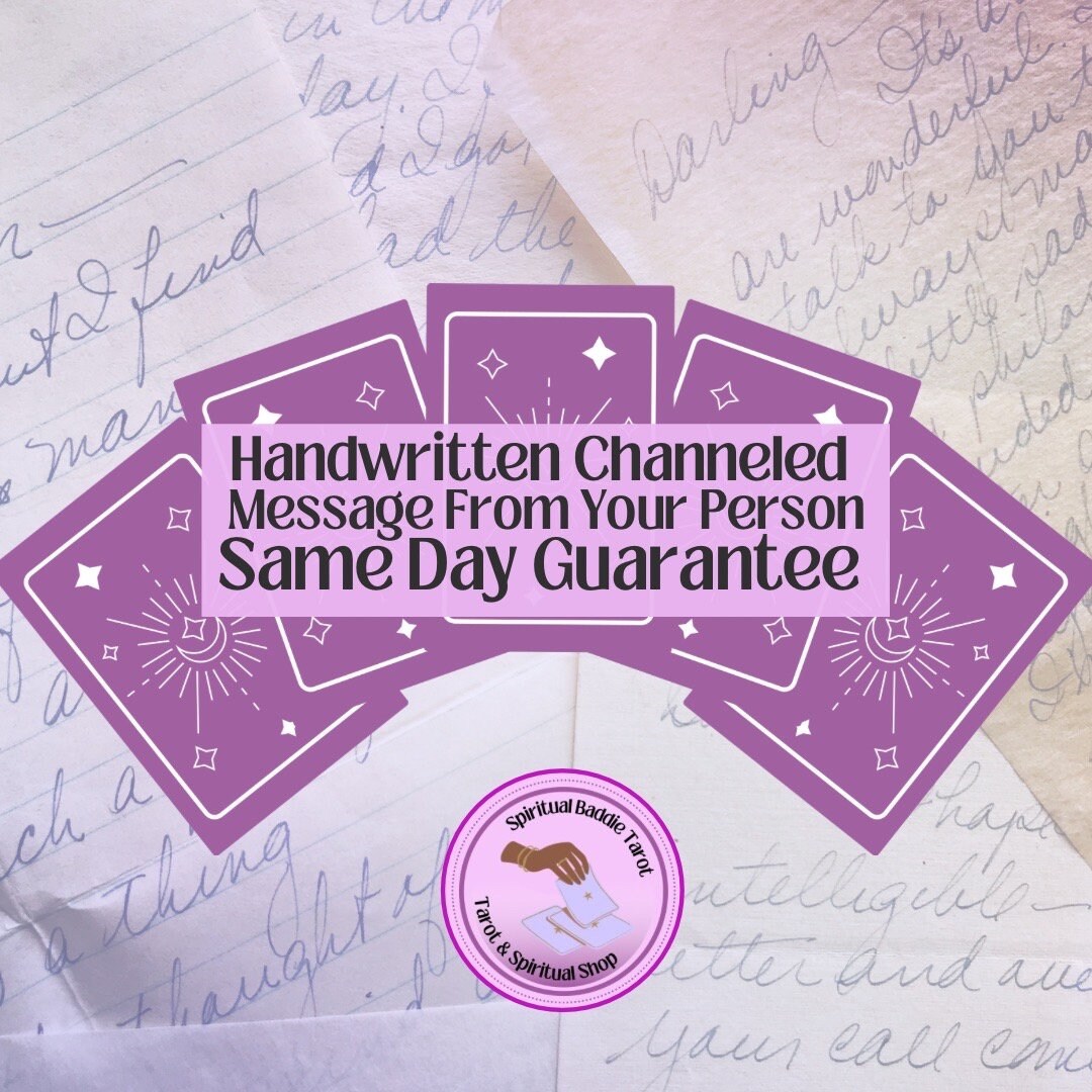 Same Day Channeled Love Messages From Your Person - Handwritten ...