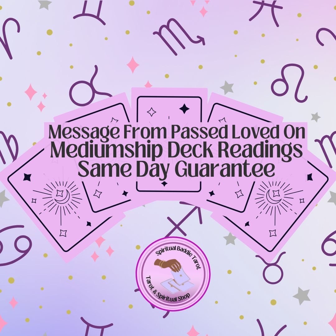 In-depth Message From A Passed Loved One Reading Mediumship Deck Reading Same Day Guarantee - Etsy