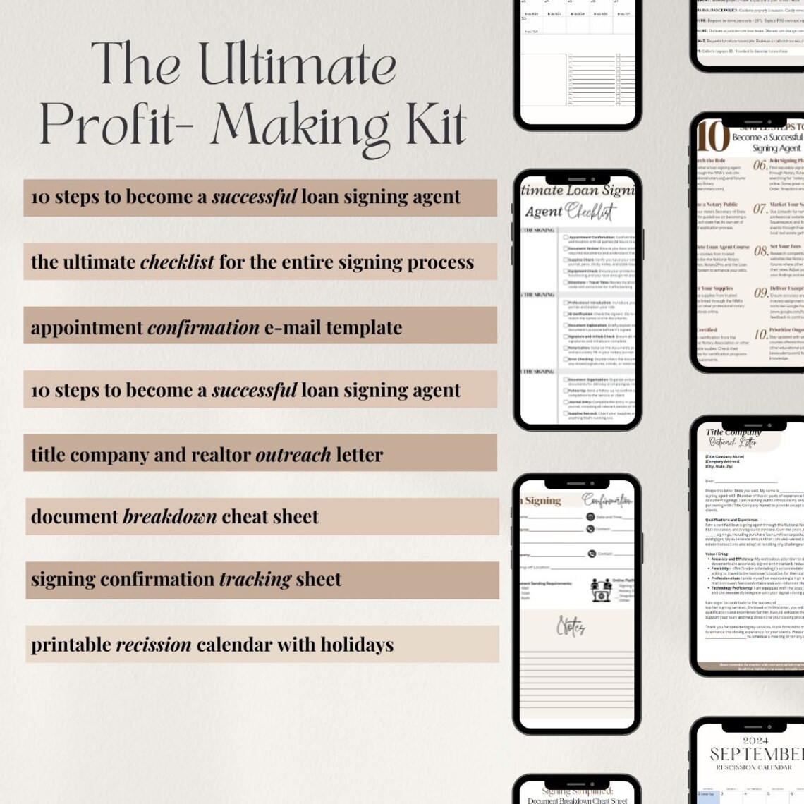 Boost Your Loan Signing Business With Editable Canva Templates ...