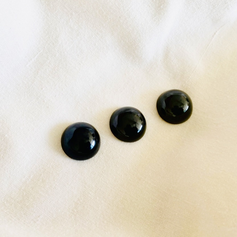 Black Obsidian Navel Stone: Energy Protection Belly Button Shield - Etsy