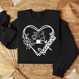 Receptionist Shirt, Receptionist Appreciation Gift, Administrative Team ...