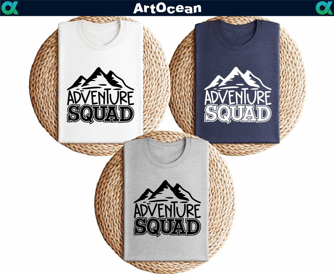 Adventure Squad Shirt,mountain Shirt,outdoor Shirt,nature Explorer Crew ...