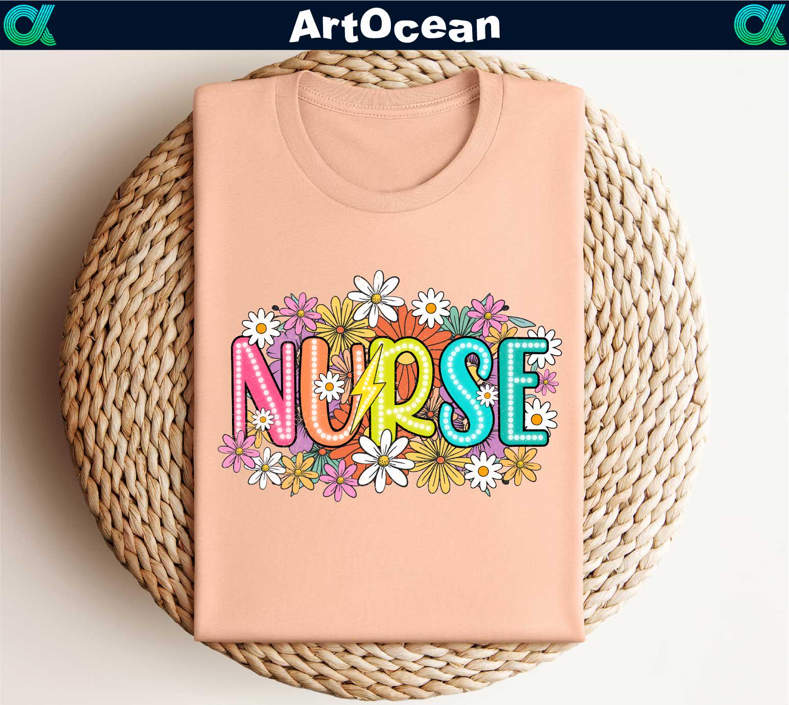 Floral Nurse Sweatshirt,new Nurse Gift,nurse Appreciation,nursing ...