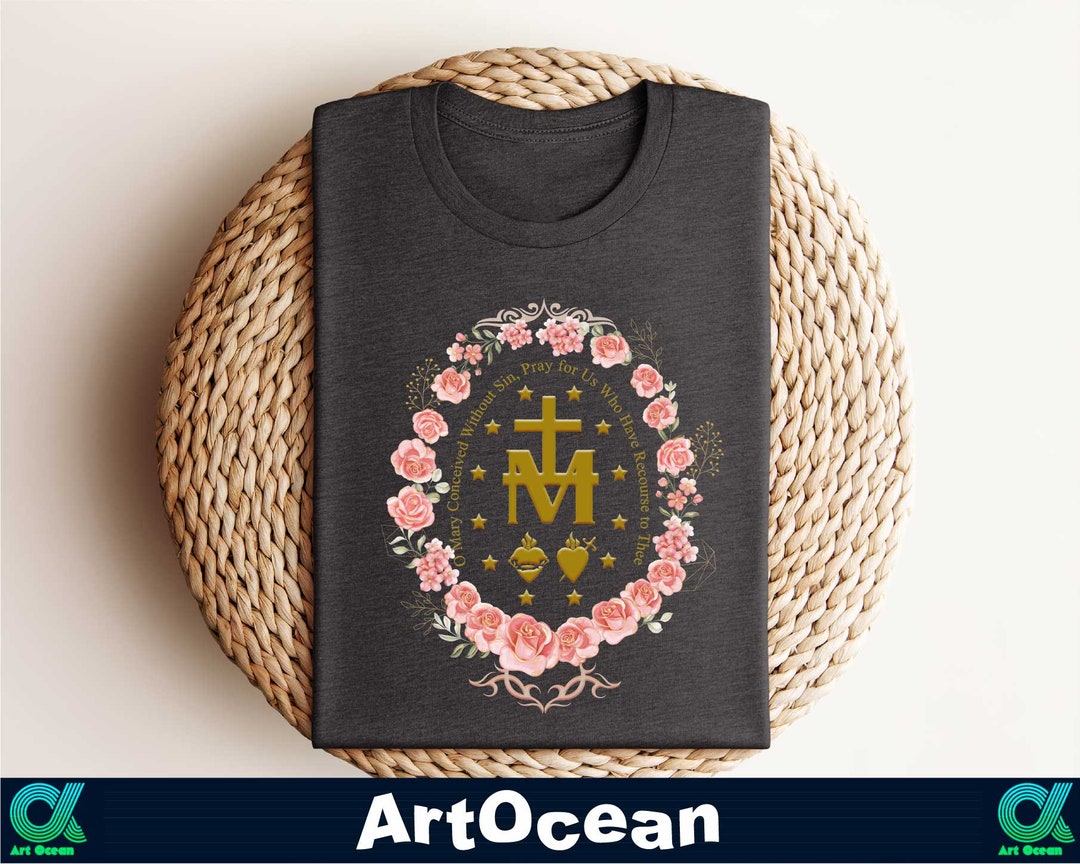 Marian Catholic Shirt,virgin Mary Shirt,catholic Shirt,catholic Shirt ...