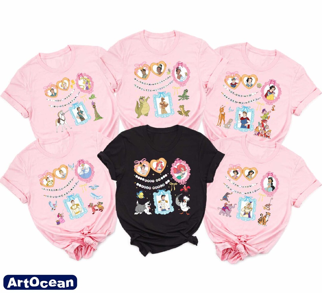 Disney Prince and Princess Matching Shirt,prince Shirt,disney Movie ...