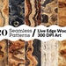 Wood Live Edge Digital Seamless Pattern Set 20 High Quality Printable ...