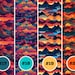 Sunset Mountain Digital Seamless Pattern Set 20 High Quality Printable ...