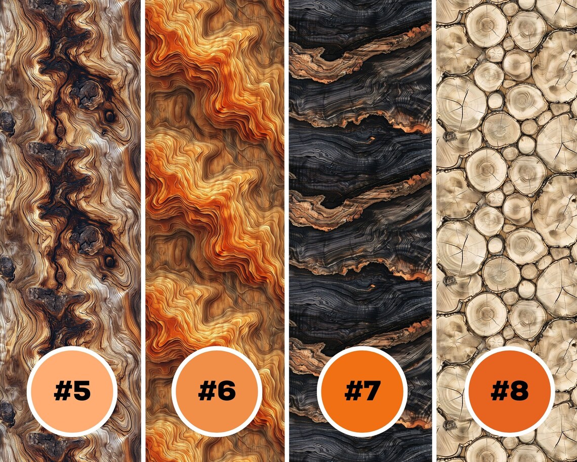 Wood Live Edge Digital Seamless Pattern Set 20 High Quality Printable ...