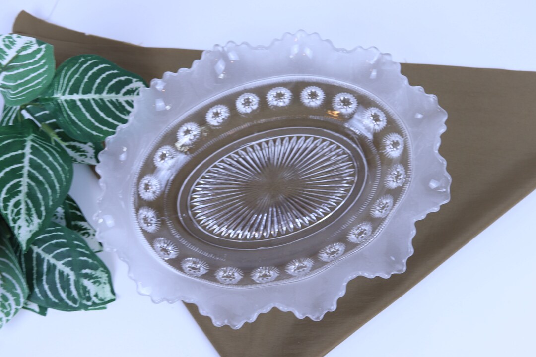 Art Deco 1930s Davidson Glass Blackberry Prunt Dish - Etsy
