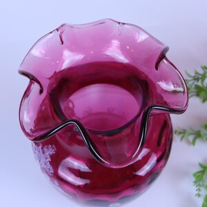 Fenton Art Glass - Country Cranberry - Mary Gregory Collection - 2001 ...