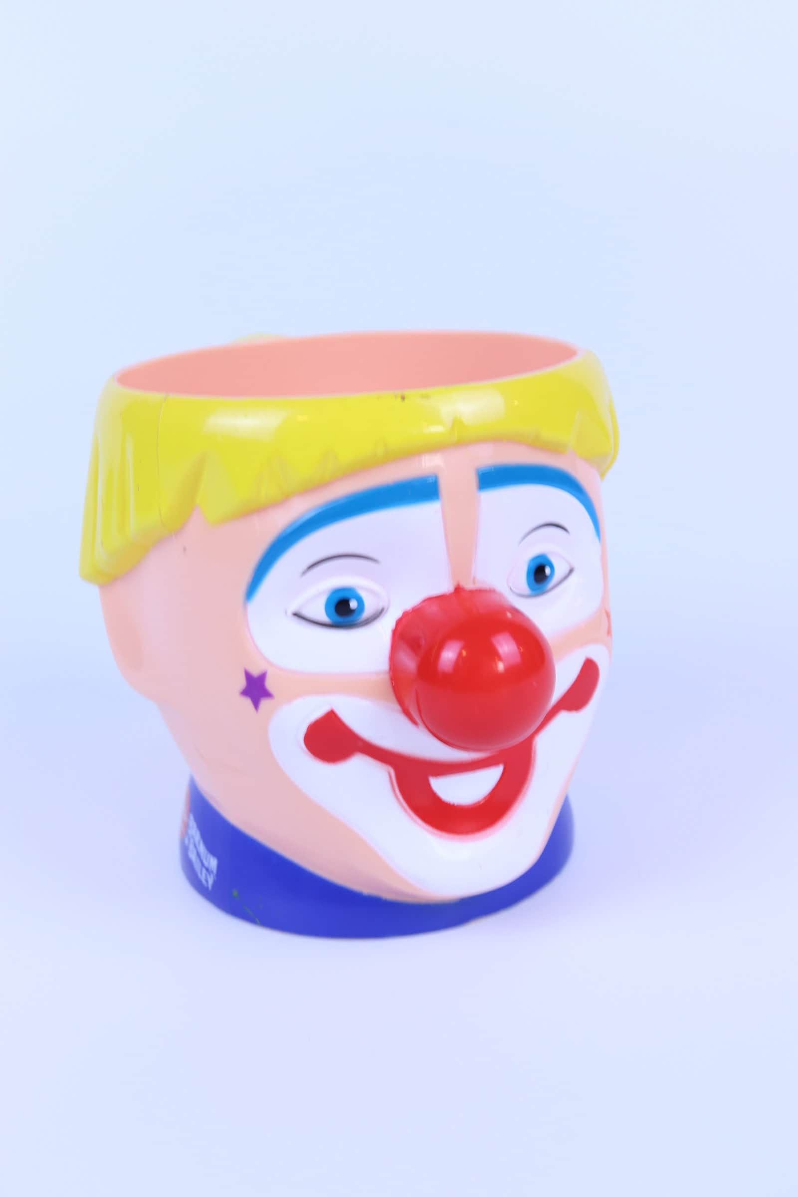 Ringling Bros Barnum & Bailey Circus Clown Plastic Cup Mug Red Bottom ...