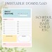 Daily Routine, Daily Schedule, Routine Outline, Printable Download ...