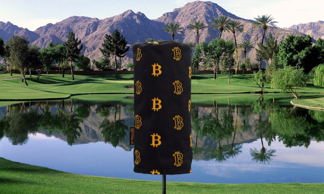 Bitcoin Golf Club Driver Headcover | Premium Barrel Style Headcovers ...