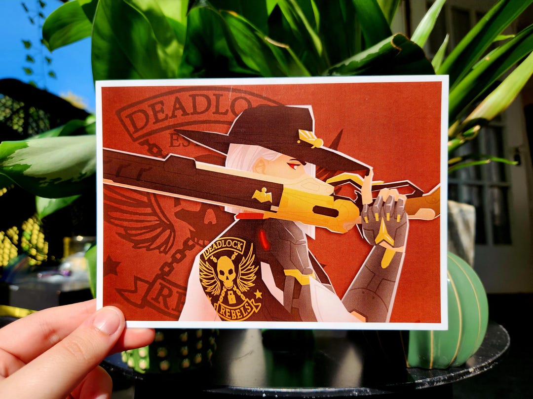 Ashe Overwatch Art Print - Deadlock Rebels Fan Art - Etsy