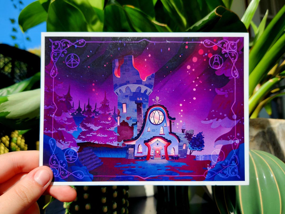 Owl House Art Print - Magical Night Scene - Fan Art of the Owl House - Etsy