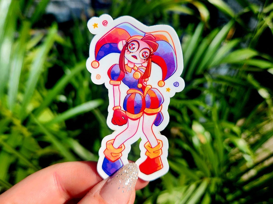 Pomni Sticker – the Digital Circus, Waterproof Vinyl - Etsy