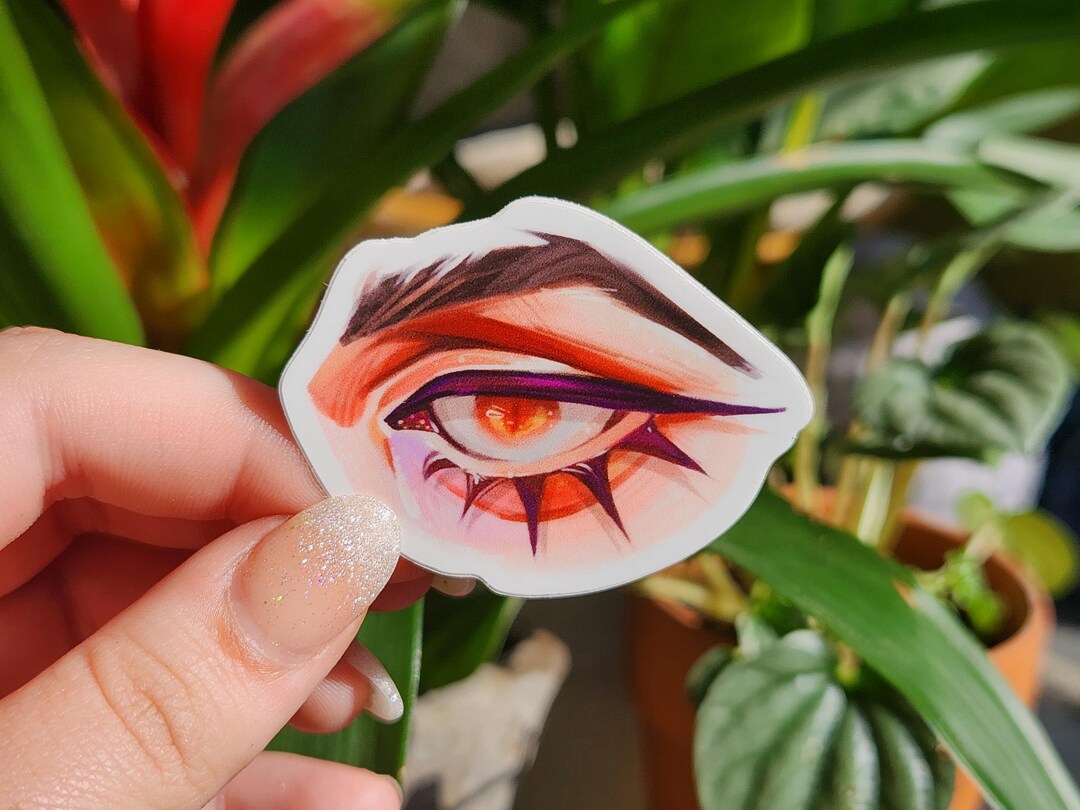 Intense Hot Male Eye Vinyl Sticker Bold Hand-drawn Eye Art - Etsy