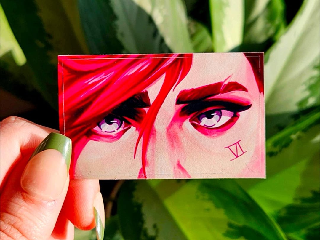 Vis Eyes Sticker Arcane Fan Art - Etsy