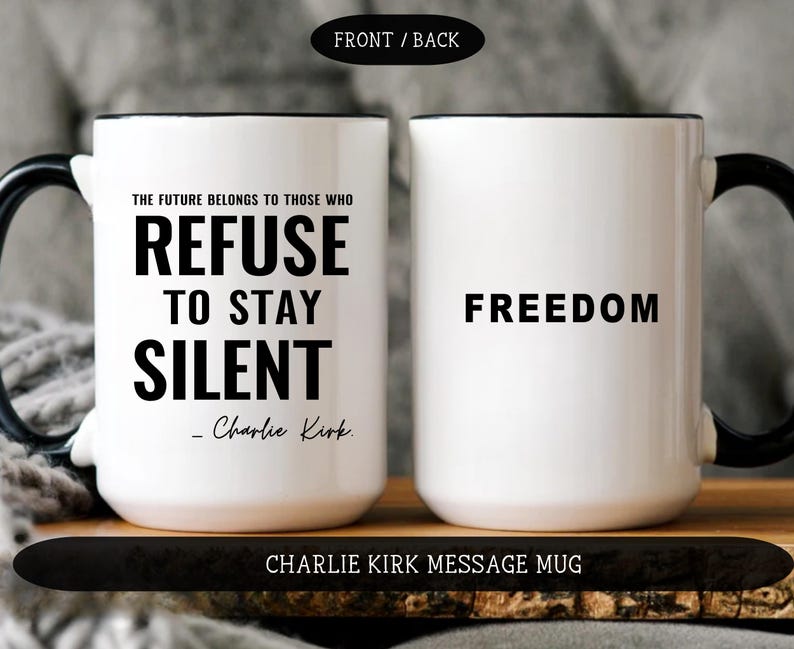 Charlie Kirk Freedom Mug – Conservative Political Gift - Etsy