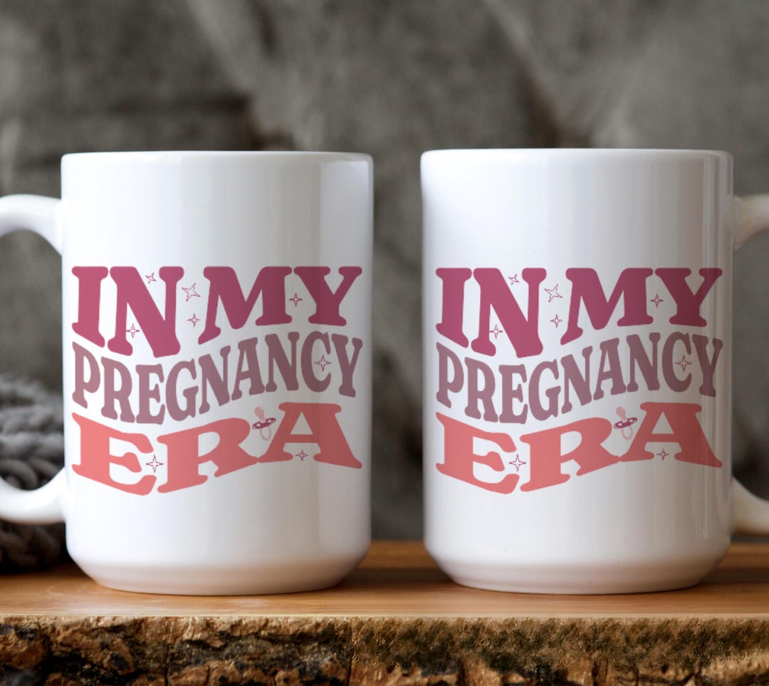 In My Pregnancy Era Mug, Pregnancy Reveal, Baby Announcement, Expecting ...